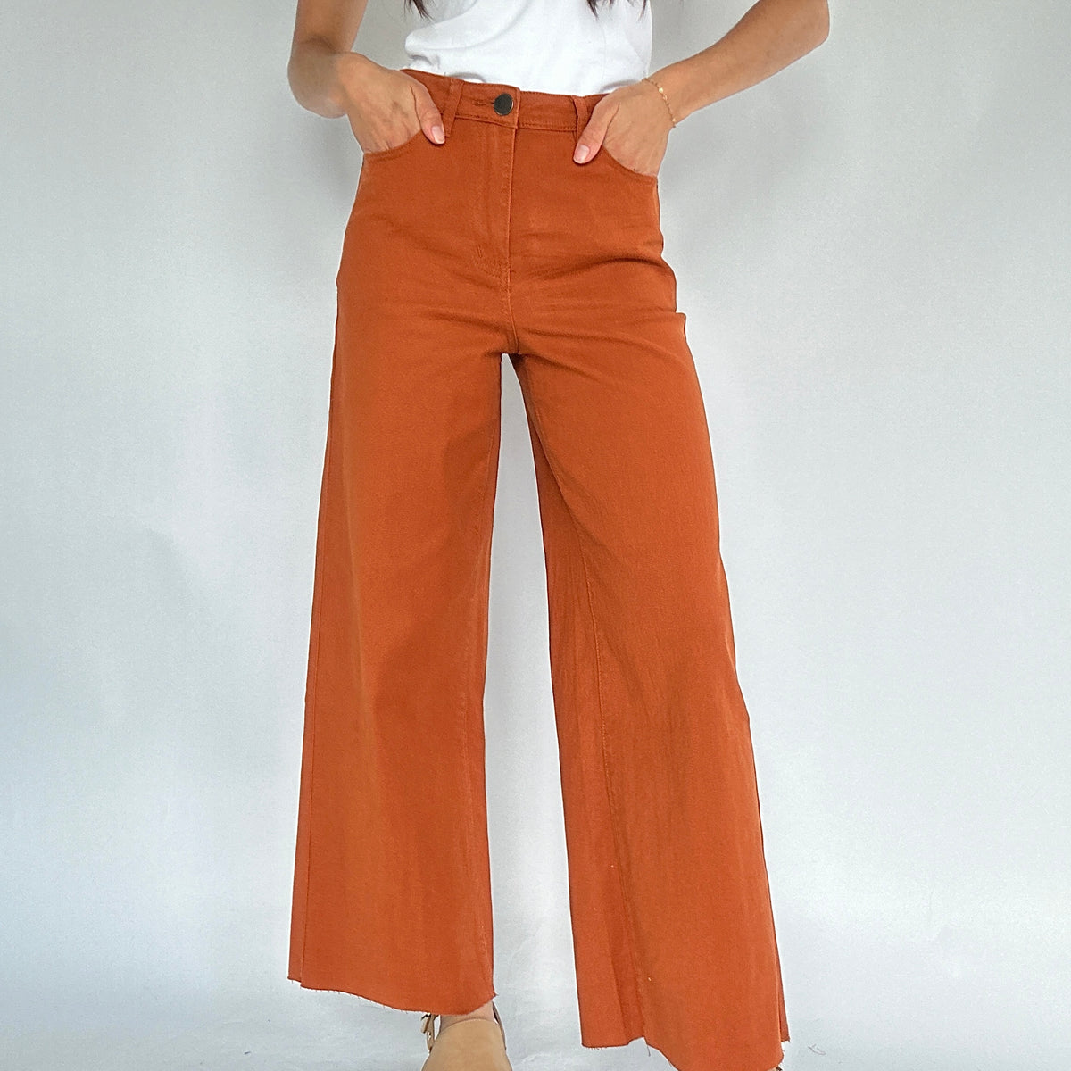 Northwest Wide Leg Pants - Brick – Blue Magnolia