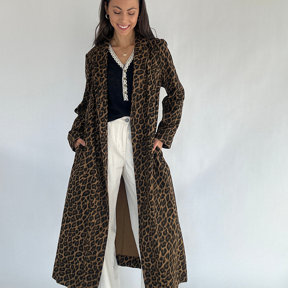 Art of Loving French Leopard Jacket – Blue Magnolia