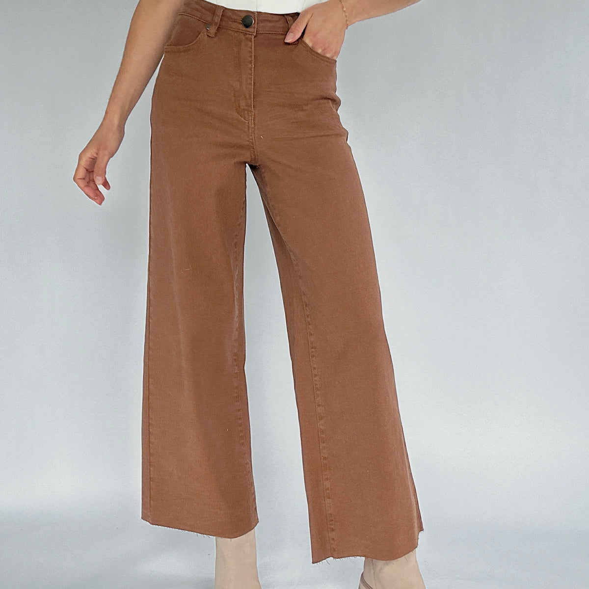 Northwest Wide Leg Pants - Coffee – Blue Magnolia