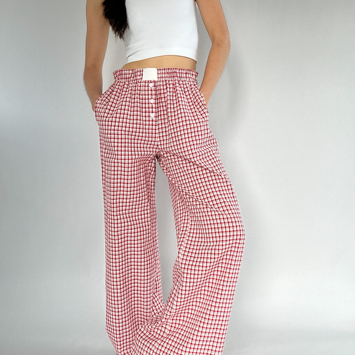 On Time Boxer Pants - Cherry – Blue Magnolia