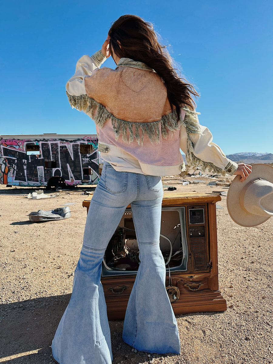 Long Chance Flare Jeans – Blue Magnolia